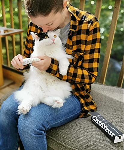 CatSizor Cat Nail Grinder Trimmer β Professional Quiet 2-Speed Rechargeable Electric Pet Grooming & Smoothing Tool Kit β Painless Paw Clipper