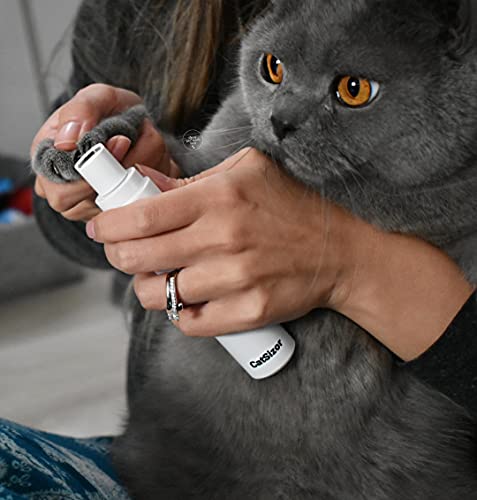 CatSizor Cat Nail Grinder Trimmer β Professional Quiet 2-Speed Rechargeable Electric Pet Grooming & Smoothing Tool Kit β Painless Paw Clipper