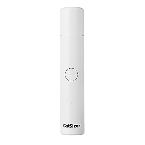 CatSizor Cat Nail Grinder Trimmer β Professional Quiet 2-Speed Rechargeable Electric Pet Grooming & Smoothing Tool Kit β Painless Paw Clipper
