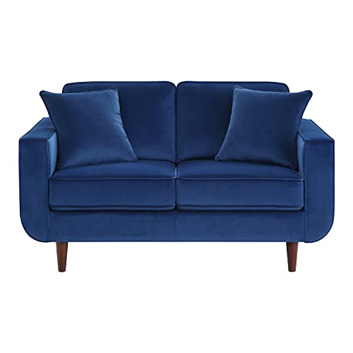 Lexicon Mapleton Living Room Loveseat, Navy Blue
