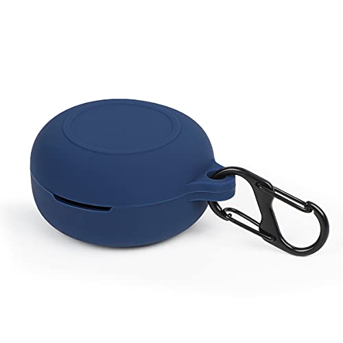 METEQI Silicone Protective Case Compatible with LG Tone Free FN7/FN6/FN5/FN4 (Navy Blue)