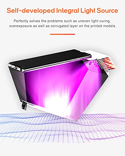 Creality Official HALOT-ONE (CL-60) Resin 3D Printer with Precise Intergral Light Source, WiFi Control and Fast Printing,Dual Cooling & Filtering System, Assembled Out of The Box