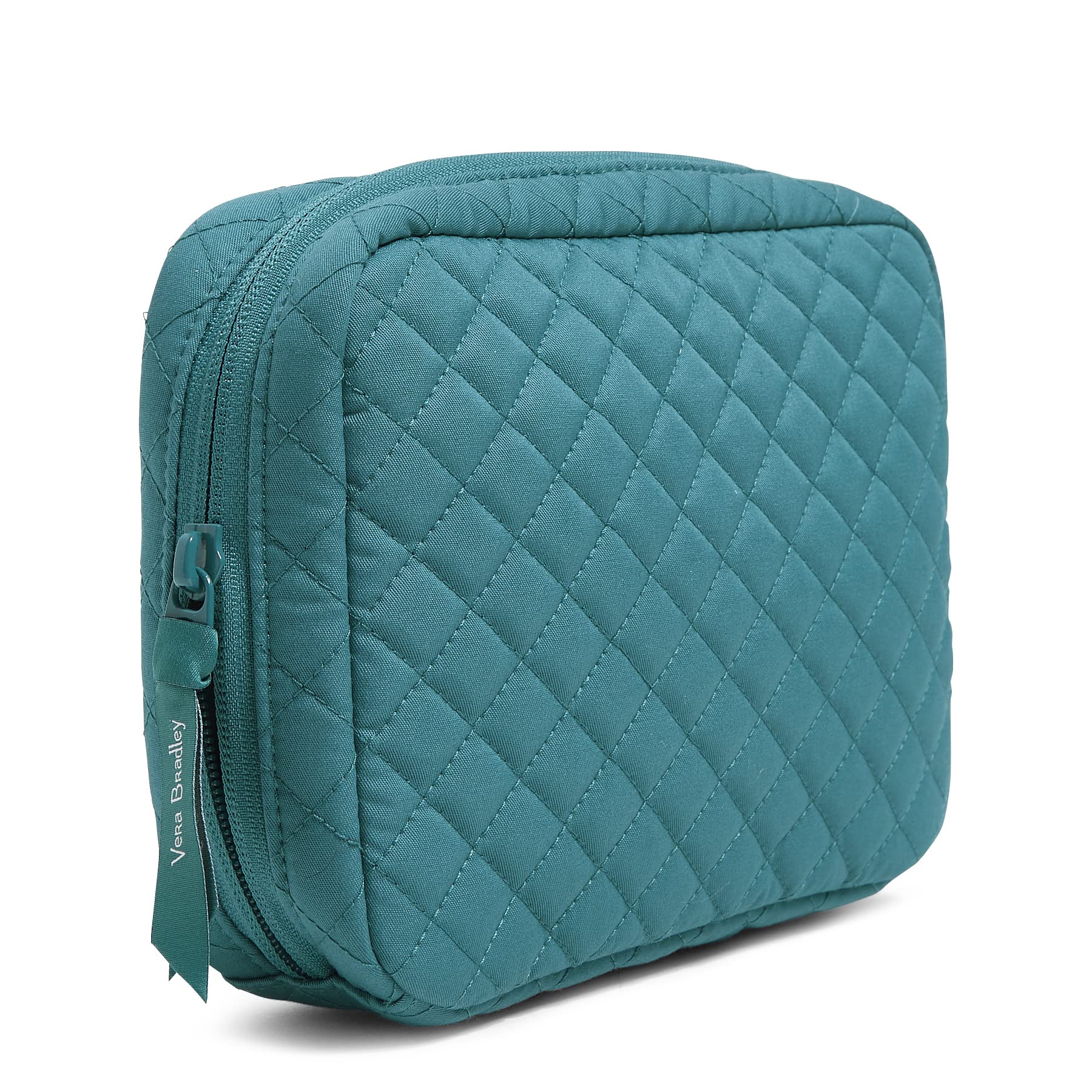 Vera Bradley Women's Cotton Cord Organizer, Forever Green - Recycled Cotton, One Size