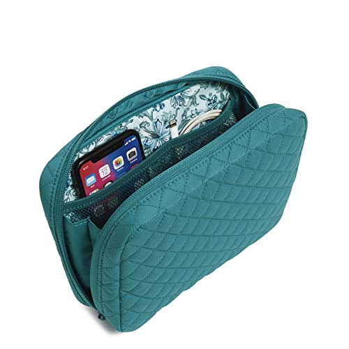 Vera Bradley Women's Cotton Cord Organizer, Forever Green - Recycled Cotton, One Size