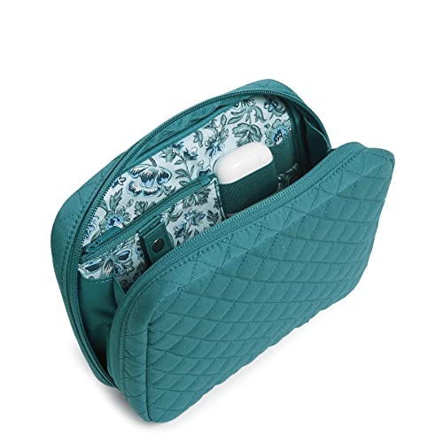 Vera Bradley Women's Cotton Cord Organizer, Forever Green - Recycled Cotton, One Size