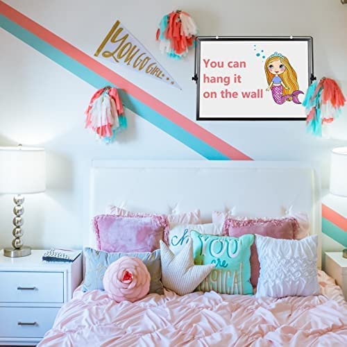 1 Pack Dry Erase White Board, 16"X12" Large Magnetic Desktop Whiteboard with Stand, Portable Double-Sided White Board Easel for Kids Drawing Memo School Office Home to Do List