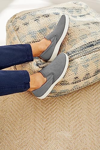 ECCO Men's Soft 7 Slip ON 2.0 Sneaker, Wild Dove Nubuck/Lion Perforated, 10-10.5