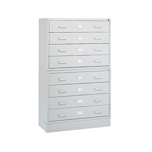 Safco Products Audio/Video Media Cabinet (Optional Base Sold Separately), Light Gray