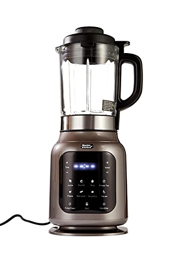Professional blender, juicers, suitable for milkshakes and smoothies, etc., with 6 sharp blades with high power motor 1000 watts, large capacity 1.75 liters/60 oz. borosilicate glass, high-speed professional stainless steel countertops, variable speed con