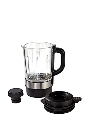 Professional blender, juicers, suitable for milkshakes and smoothies, etc., with 6 sharp blades with high power motor 1000 watts, large capacity 1.75 liters/60 oz. borosilicate glass, high-speed professional stainless steel countertops, variable speed con