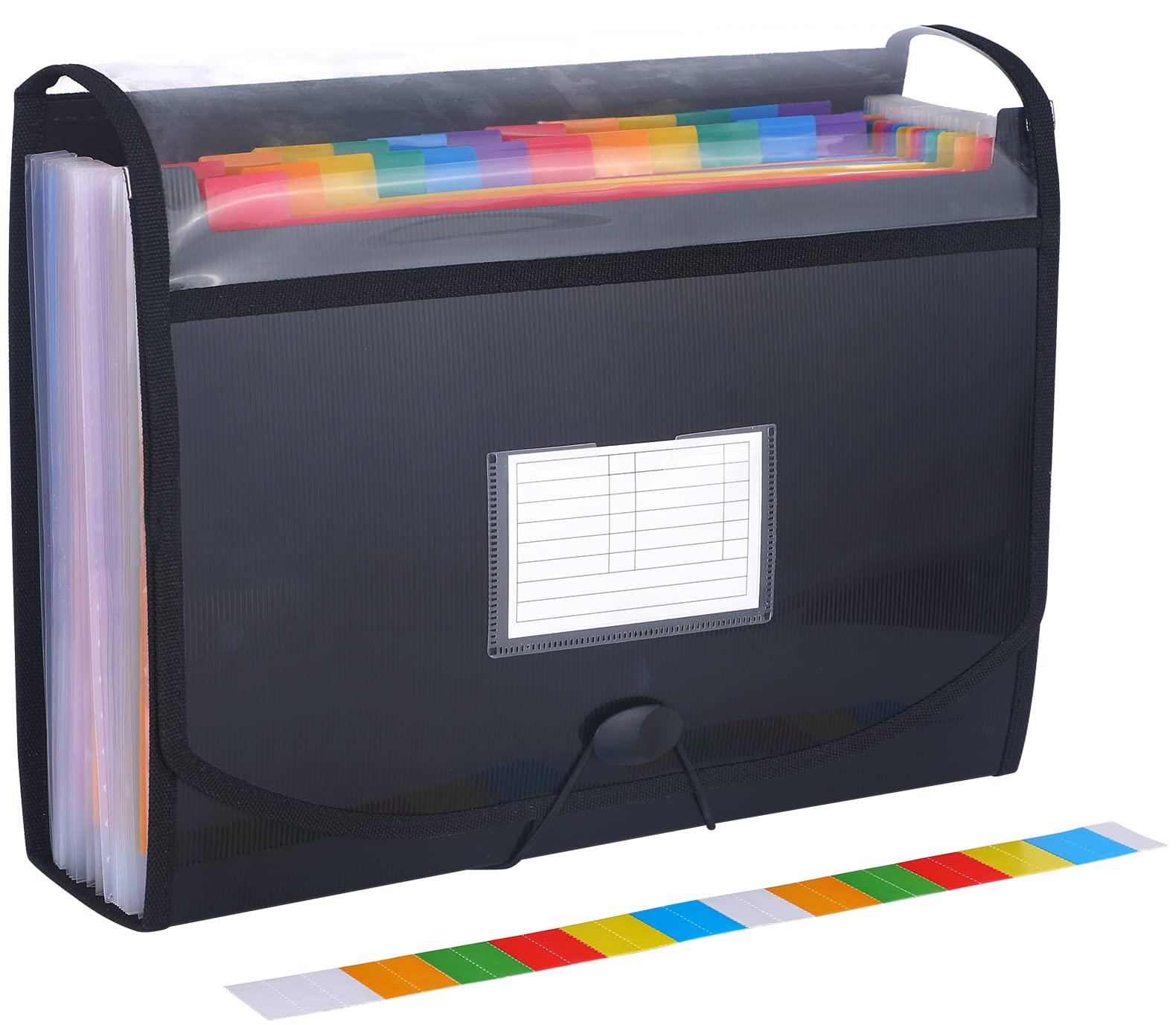 Accordion File Organizer 26 Pockets Expanding File Folder for A4 Letter Size Paper Document Holder Organizer