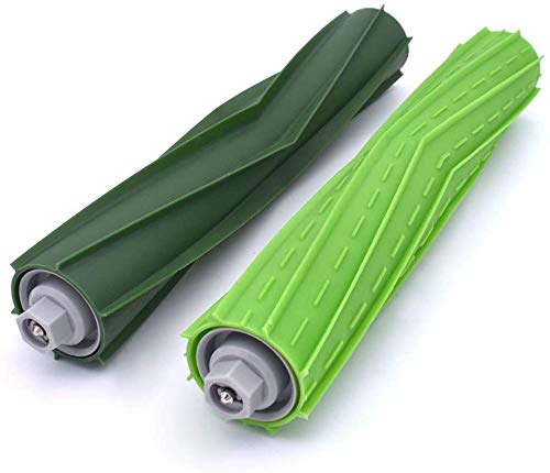 3 Set Dual Multi-Surface Rubber Roller Brushes Replacement Parts for irobot roomba I E and J Series i3 i3+ i6 i6+ i7 i7+ i8 i8+Plus i5 i5+ j5 j5+ E5 E6 E7 j7 j7+ (7550) Vacuum Cleaner