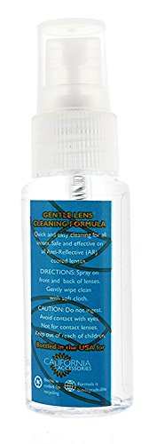 Eyeglass Cleaning & Repair Kit; 1oz Bottle Cleaning Spray, Microfiber Cleaning Cloth, Keychain Screwdriver, Pink