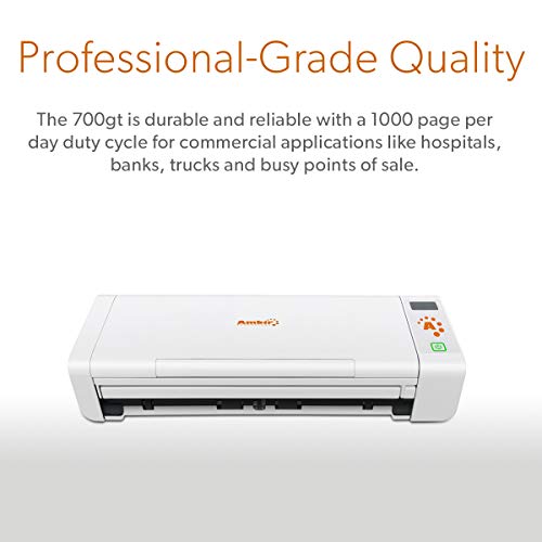 Ambir nScan 700gt Hybrid Duplex Document Scanner for Windows PC