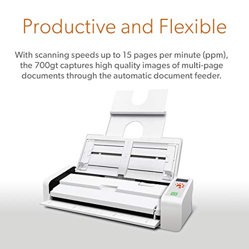 Ambir nScan 700gt Hybrid Duplex Document Scanner for Windows PC