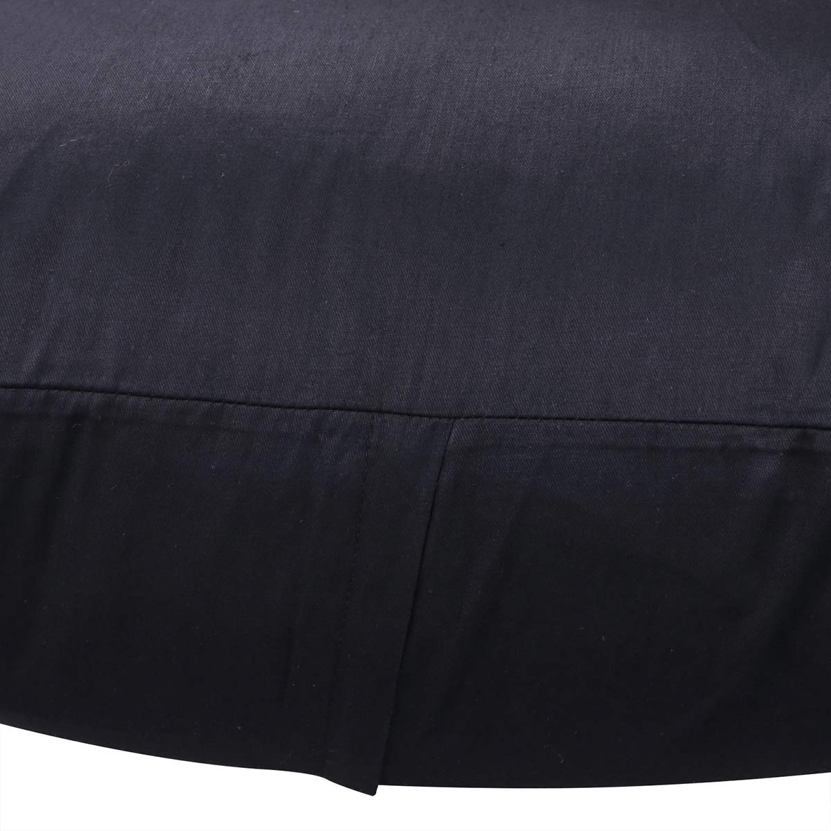8-Pack 100% Cotton Comfortable Solid DIY Decorative Throw Pillow Case for Christmas Halloween Couch Sofa (4-Pack White and 4-Pack Black)