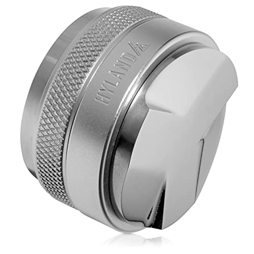 51mm Coffee Distributor & Tamper - Fits 51mm Portafilters Such as DeLonghi, Smeg, Cuisinart, Mr. Coffee - Adjustable Depth Espresso Tamper For Professional Espresso - Easy Leveling and Hand Tamper Use