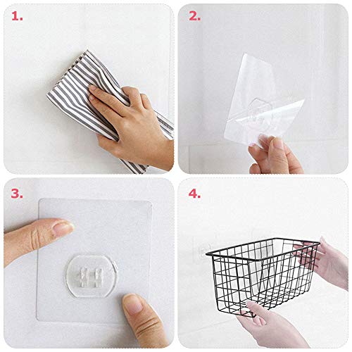 XINFULL 8 Pack Wire Storage Baskets Household Metal Wall-Mounted Containers Organizer Bins for Kitchen Bathroom Freezer Pantry Closet Laundry Room Cabinets Garage Shelf, Medium