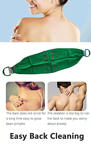 LeapLife Exfoliating Back Scrubber, Body Back Scrubber Towel for Shower, Bath Wash Scrub Cloth Washcloth Washer for Men Women Exfoliation, Body Scrubbing Brush Exfoliator 500D