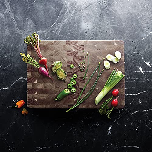 Palm Naki Acacia Wood Cutting Board - Large & Durable Cutting Board, Decorative Cutting Board, 20” x 14” x 1.26”