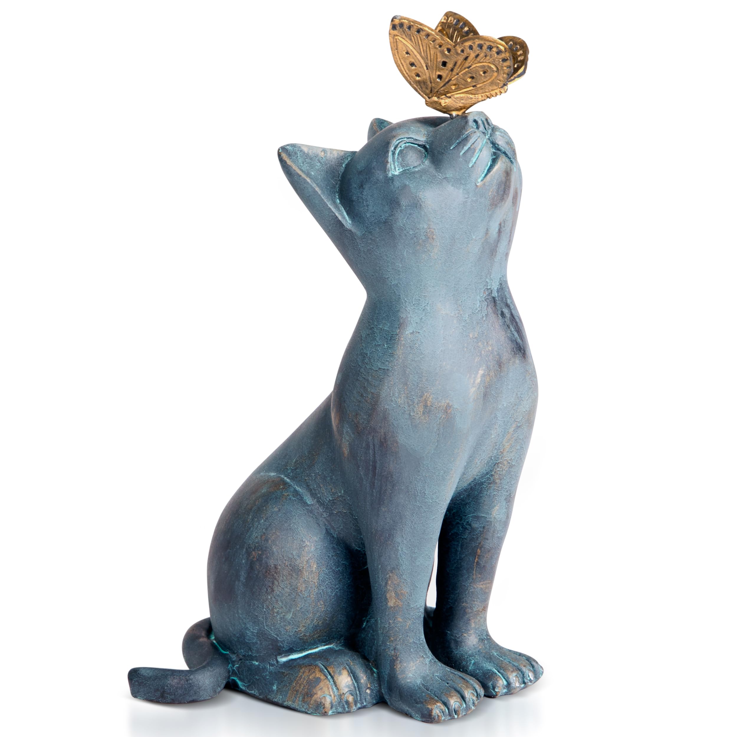 Small Cat Urn for Ashes, Hand-Painted Pet Urns for cats, Small Urn for Cat, Suitable for Small Pets 10lbs or less, Secure and Leak-Proof, Thoughtful Memorial Keepsake Gift - 7.5" x 4" x 3.25"