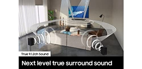 Samsung HW-Q910B 9.1.2ch Soundbar with Subwoofer and Rear Speakers with a Walts SOUNDBAR-Mount for Compatible Soundbars Under 15lb (2022)(Used)