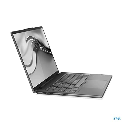 Lenovo Yoga 7i Laptop, 14 Inch 2.2K IPS Touch Screen, 16GB RAM, 512GB SSD, Intel Core i5 1235U, Intel Iris Xe Graphics, Storm Gray, Wi-Fi 6, Windows 11 Home