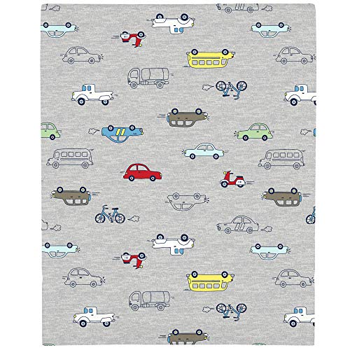 Carter's Busy Cars and Bikes Super Soft Fitted Crib Sheet