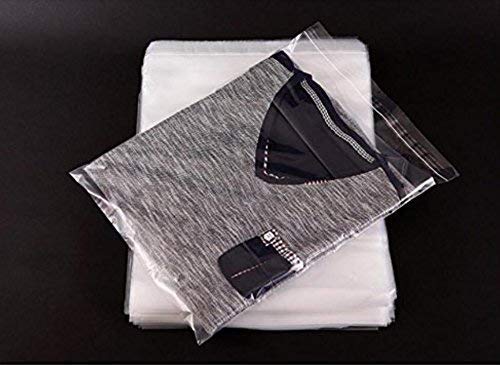 ericotry 100 Pcs 9x12 Clear Resealable Cello/Cellophane Bags Good for Bakery Candle Soap Cookie Poly Bags Gift T-Shirt and Artwork Packing Party Treat Wrap