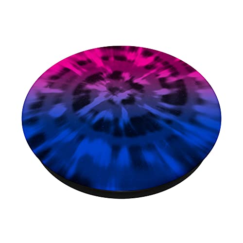 Bisexual Tie Dye Boho Bi Pride Flag Colors Pink Blue Purple PopSockets Swappable PopGrip