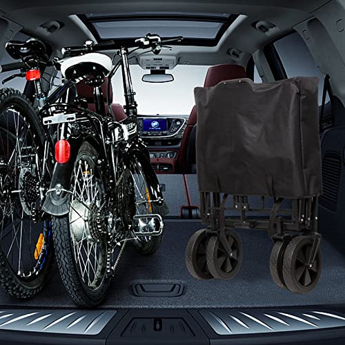 Nu Trendz Folding Wagon Cart, with All Terrainl Wheels, Heavy Duty Folding Wagon, Applies to Outdoor Camping
