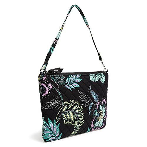 Vera Bradley Women's Cotton Convertible Wristlet With RFID Protection, Island Garden - Recycled Cotton, One Size