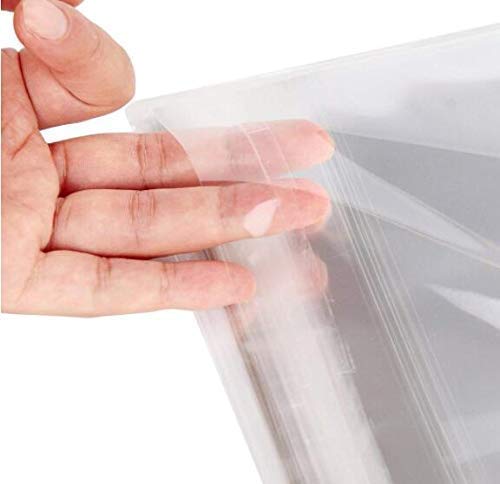 ericotry 100 Pcs 9x12 Clear Resealable Cello/Cellophane Bags Good for Bakery Candle Soap Cookie Poly Bags Gift T-Shirt and Artwork Packing Party Treat Wrap