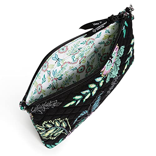 Vera Bradley Women's Cotton Convertible Wristlet With RFID Protection, Island Garden - Recycled Cotton, One Size