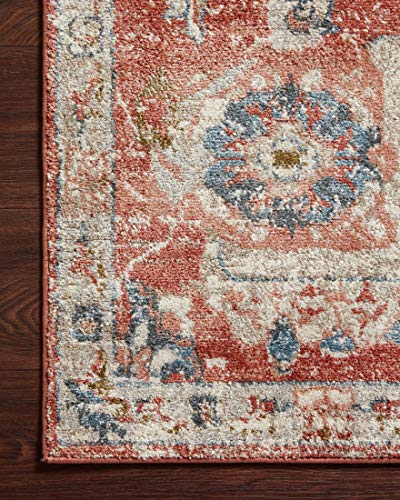 Loloi II Saban Collection SAB-08 Rust/Multi, Traditional 7'-10" x 10' Area Rug