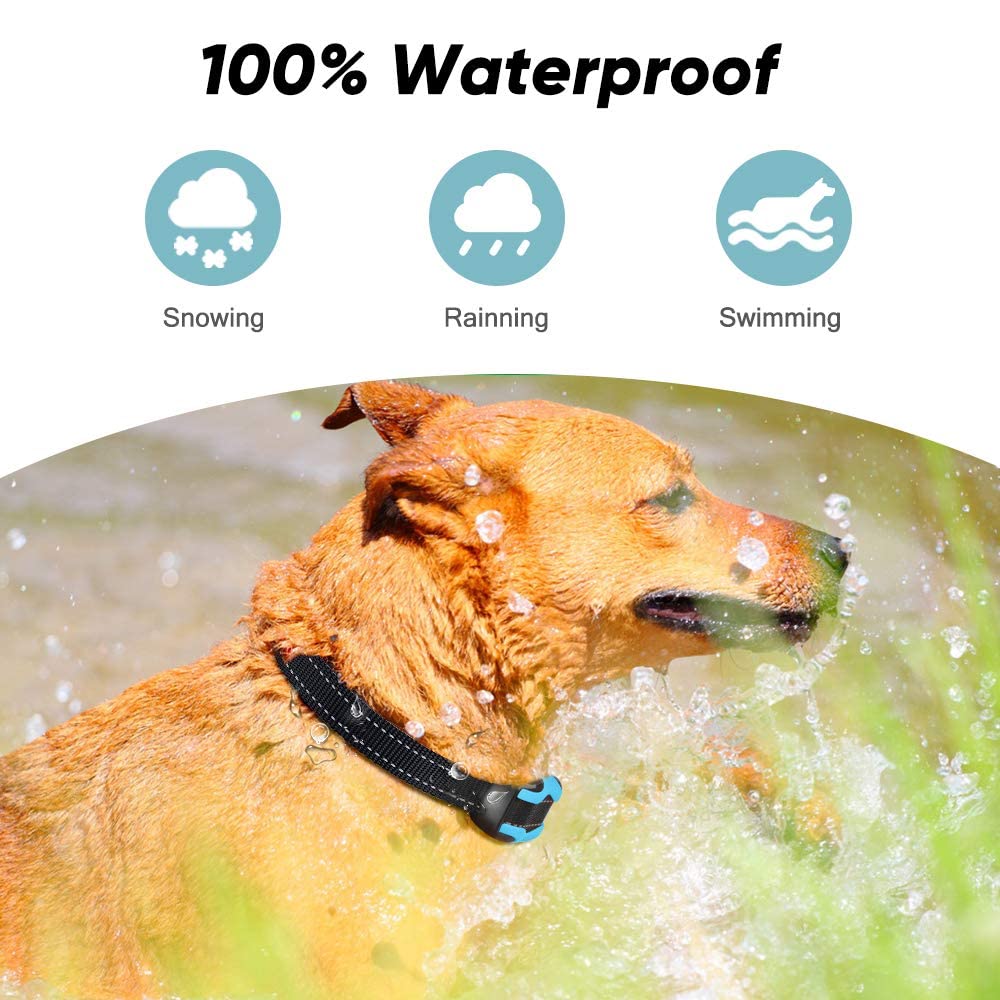 PcEoTllar Electric Fence for Dogs, Rechargeable Underground Dog Fence System Pet Containment System Waterproof Collar Receivers with 656Ft Underground Boundary Wire for Small Medium Large Dogs or Cats
