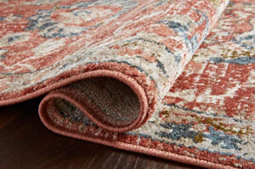 Loloi II Saban Collection SAB-08 Rust/Multi, Traditional 7'-10" x 10' Area Rug