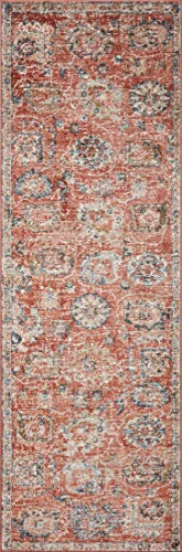 Loloi II Saban Collection SAB-08 Rust/Multi, Traditional 7'-10" x 10' Area Rug