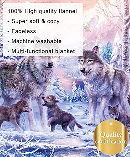 KYKU Blankets and Throws - Fleece Blanket Decorative for Adults and Kids Design Pretty Art Gift Home Decorative Living Room Sofa Hug Plush Soft Beding Nap Cozy Blanket