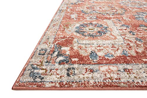 Loloi II Saban Collection SAB-08 Rust/Multi, Traditional 7'-10" x 10' Area Rug