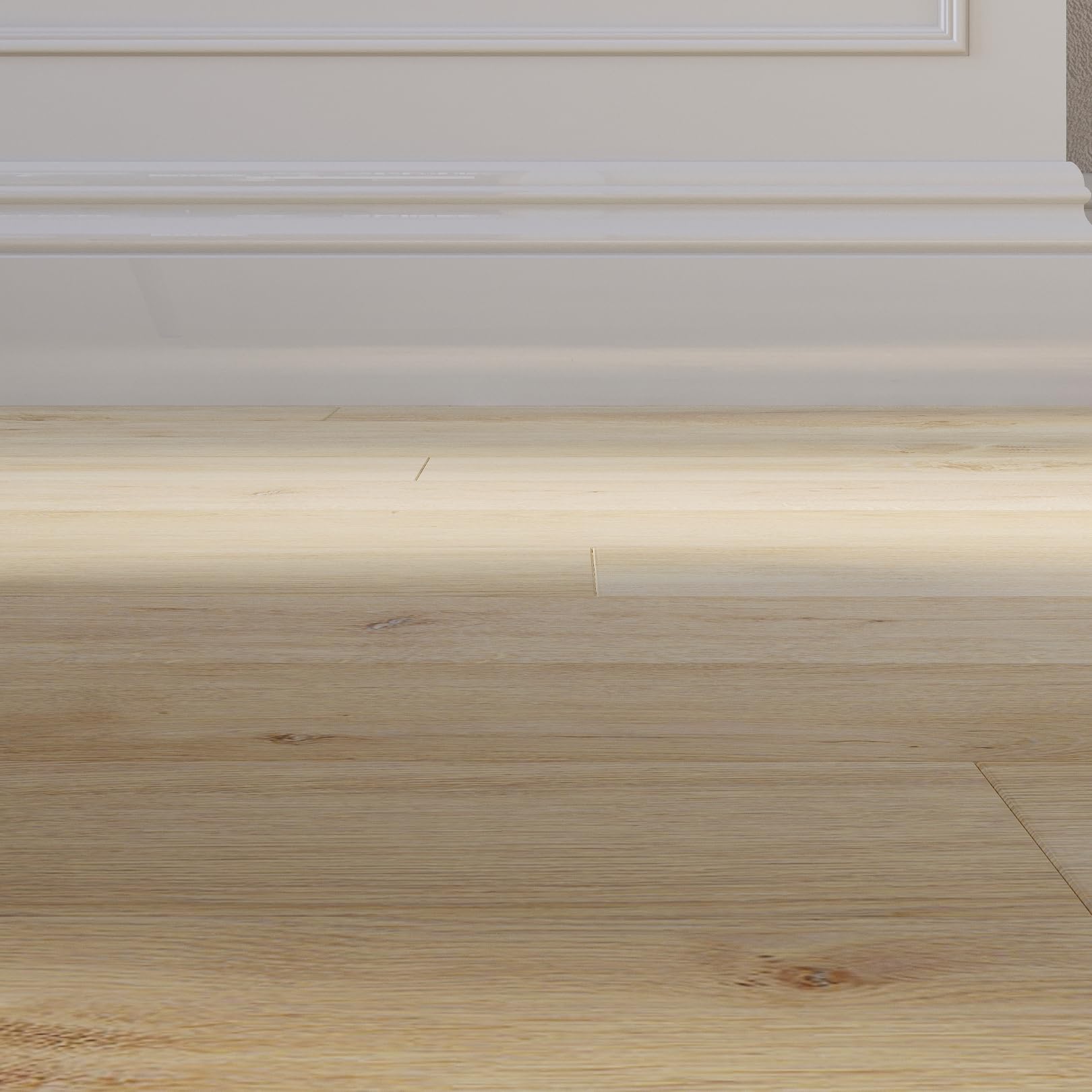 Lucida Surfaces Luxury Vinyl Flooring | Interlocking Flooring for DIY Installation | 10 Wood-Look Planks | CliCore | 24.5 Sq. Feet (10, NaturalOak, 10 Planks)