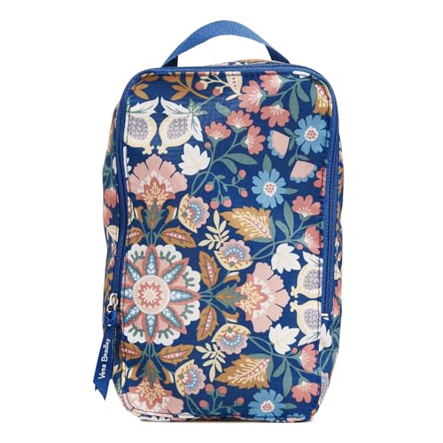 Vera Bradley Women's Compression Packing Cube 3-piece Set, Enchanted Mandala Blue, One Size