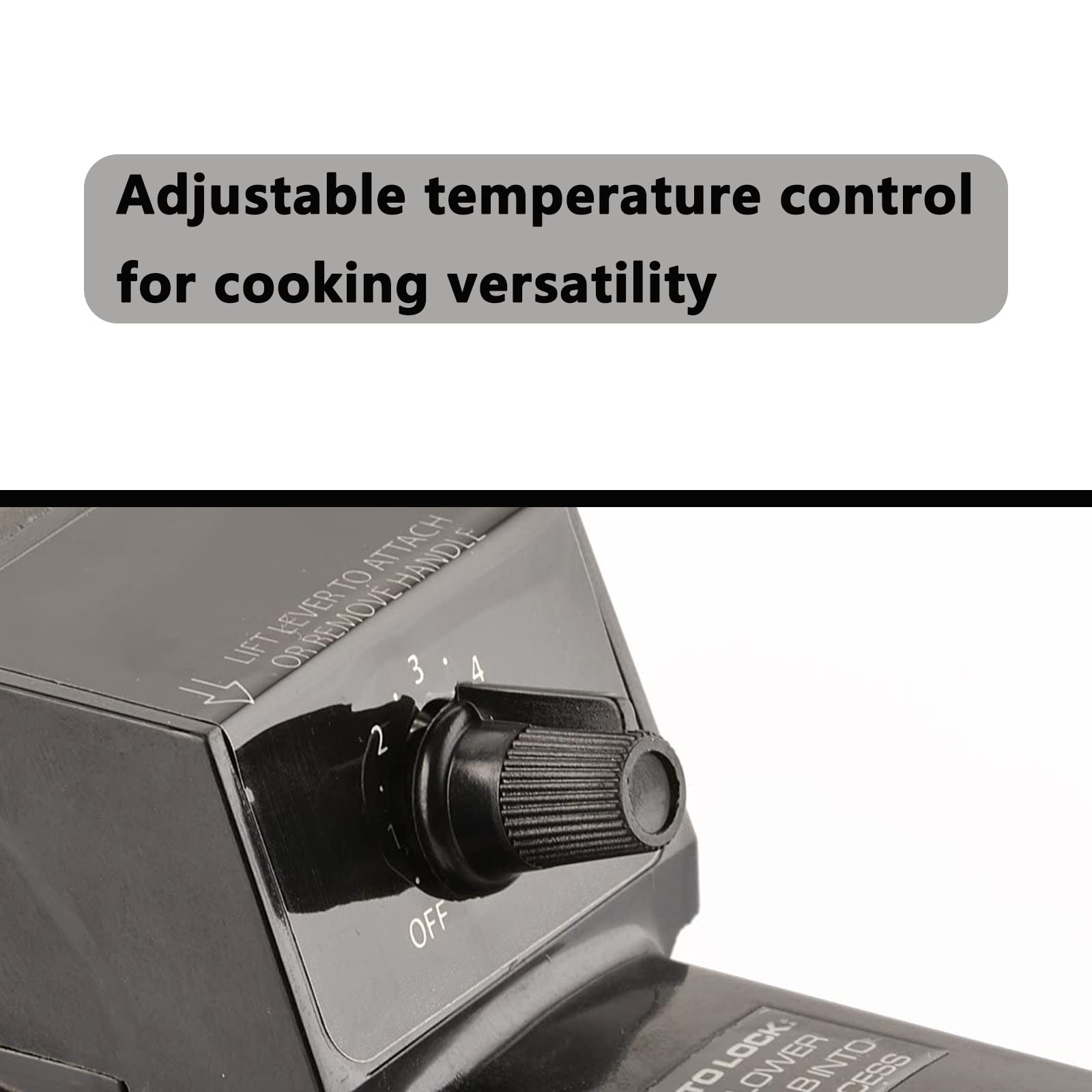 Small Electric Skillet - with Temperature Control Serves 1 to 2 People (6 inch)
