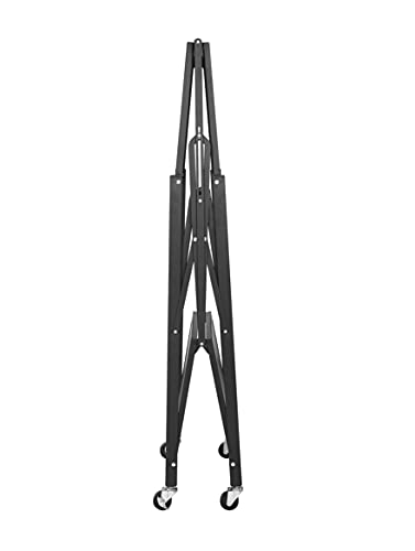 Urban Shop 3 Shelf Metal Storage Cart, Black