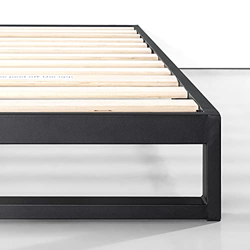ZINUS Trisha Metal Platforma Bed Frame / Wood Slat Support / No Box Spring Needed / Easy Assembly, Full