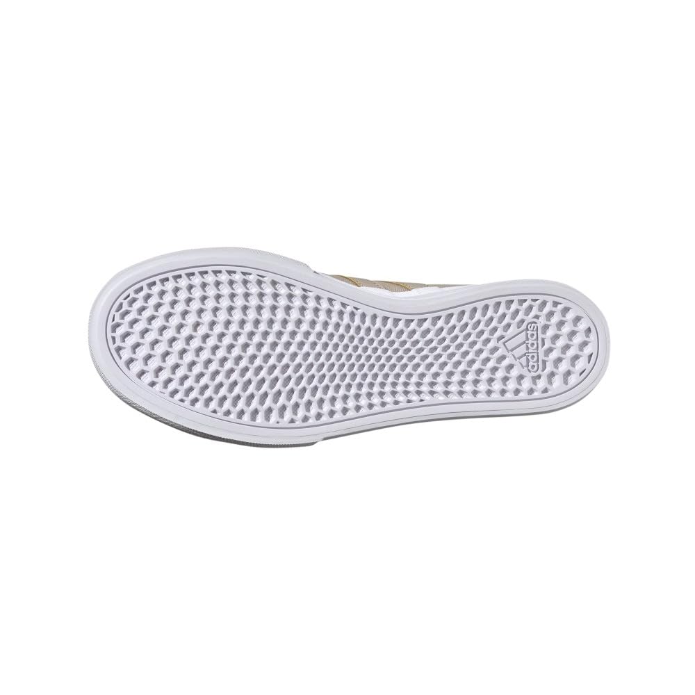 adidas Women's Bravada 2.0 Platform Shoe Skate, Wonder Beige/Wonder Beige/White, 9