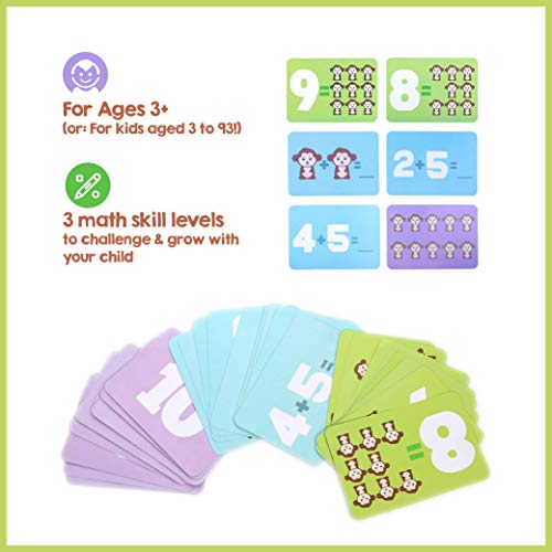 CoolToys Monkey Balance Cool Math Game for Girls & Boys | Fun, Educational Children's Gift & Kids Toy STEM Learning Ages 3+ (64-Piece Set)