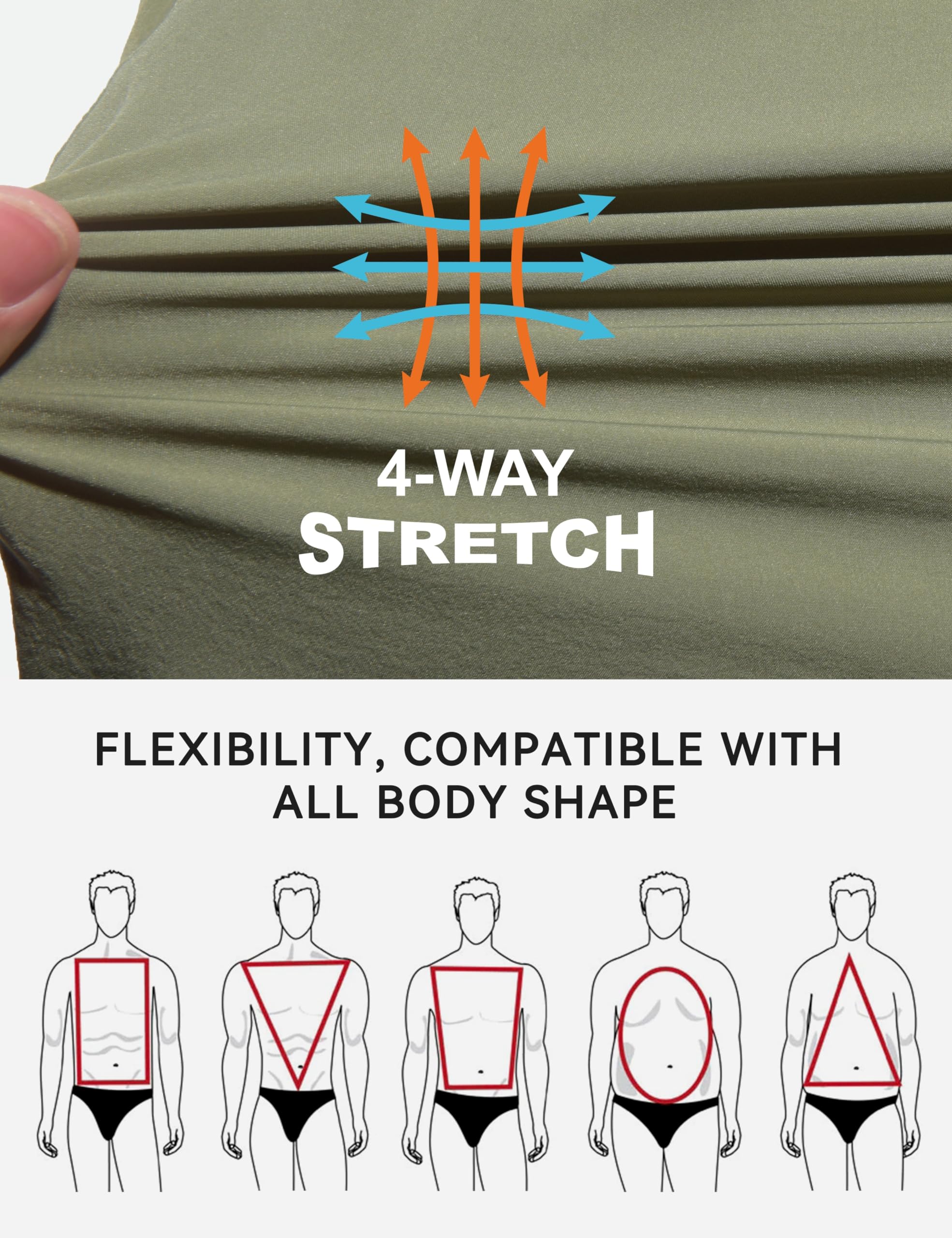 Little Donkey Andy Men's Quick Dry Vest Sleeveless Summer Stretchy Windproof Jacket for Golfing Cycling Running Laurel Oak S