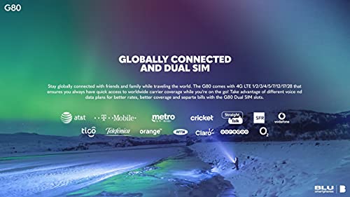 BLU V90 V0550WW 64GB Dual SIM GSM Unlocked Android Smartphone - Black