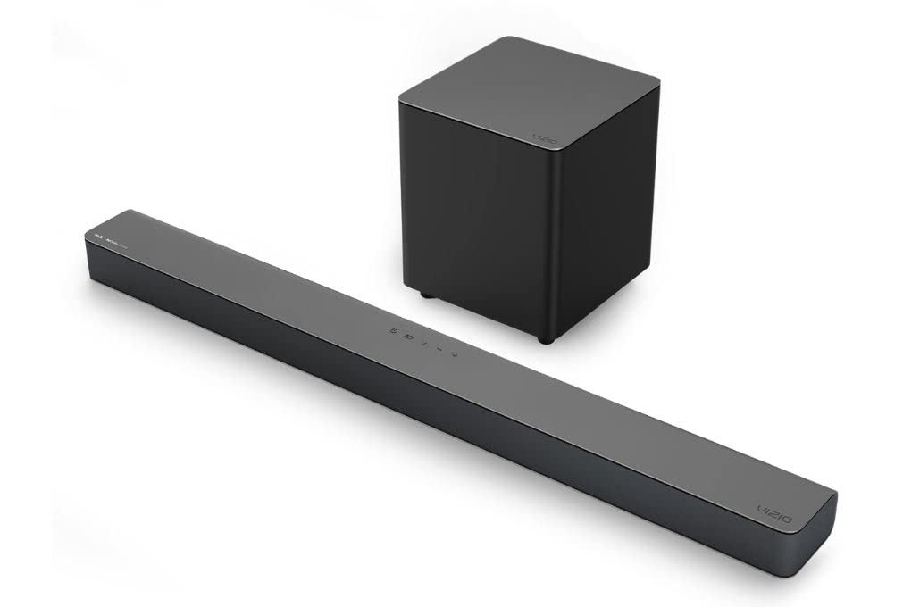 VIZIO M-Series 2.1 Sound Bar with Dolby Atmos and DTS:X, Wireless Subwoofer, M215a-J6 (Renewed)